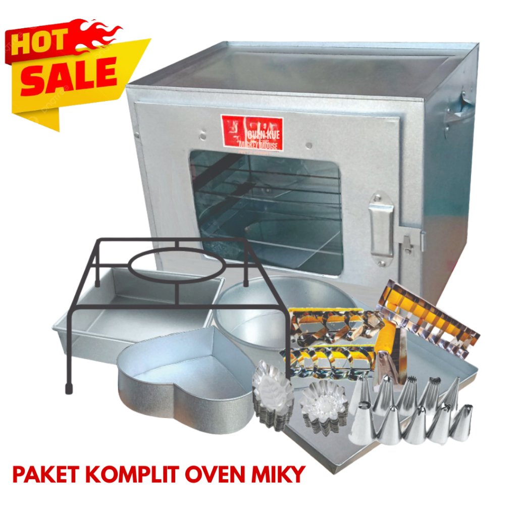 Jual PAKET KOMPLIT Oven Tangkring Kompor Open Kue 3 Susun Anti Karat ...