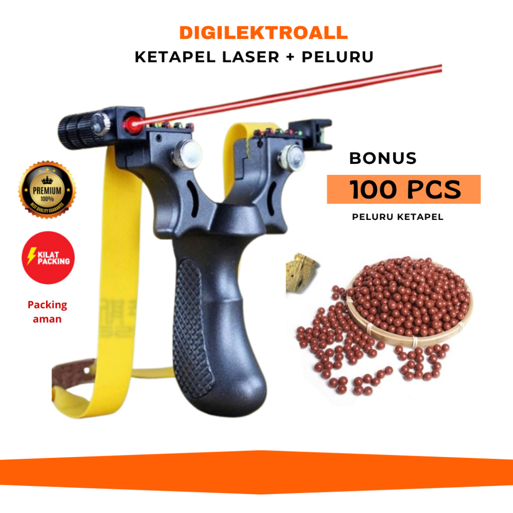 Jual [PREMIUM] Big Power Ketapel Laser Tactical Ketapel Slingshot ...
