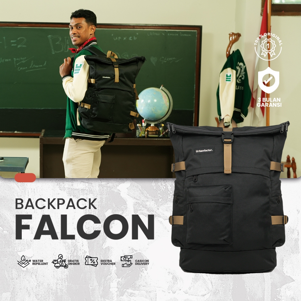 Jual Tas ransel urban factor - Falcon | Tas laptop | Backpack | Shopee ...