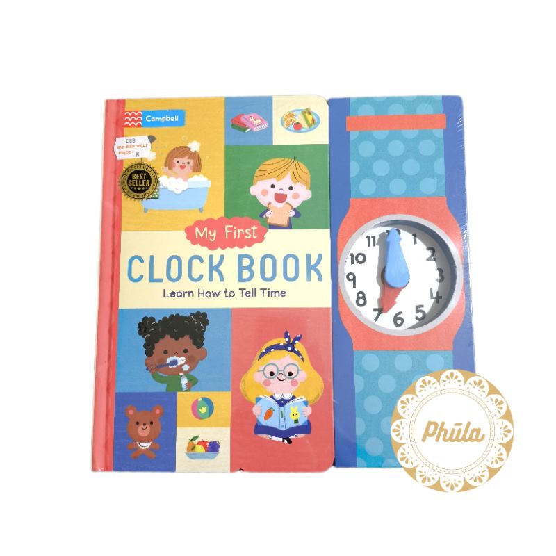 Jual Campbell my first clock book | Shopee Indonesia