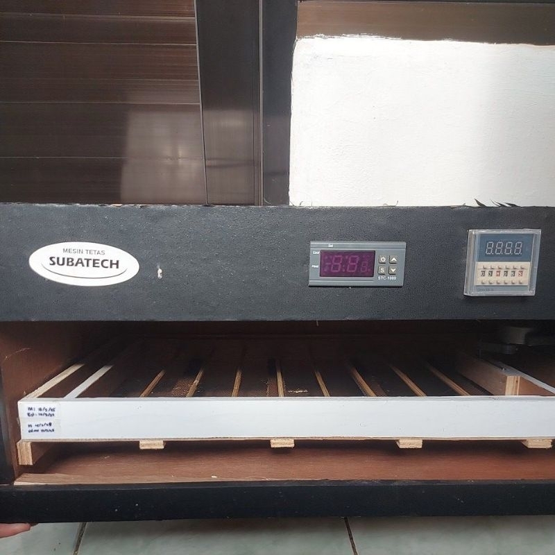 Jual Mesin Tetas Subatech FULL OTOMATIS kapasitas 50 telur SECOND ...