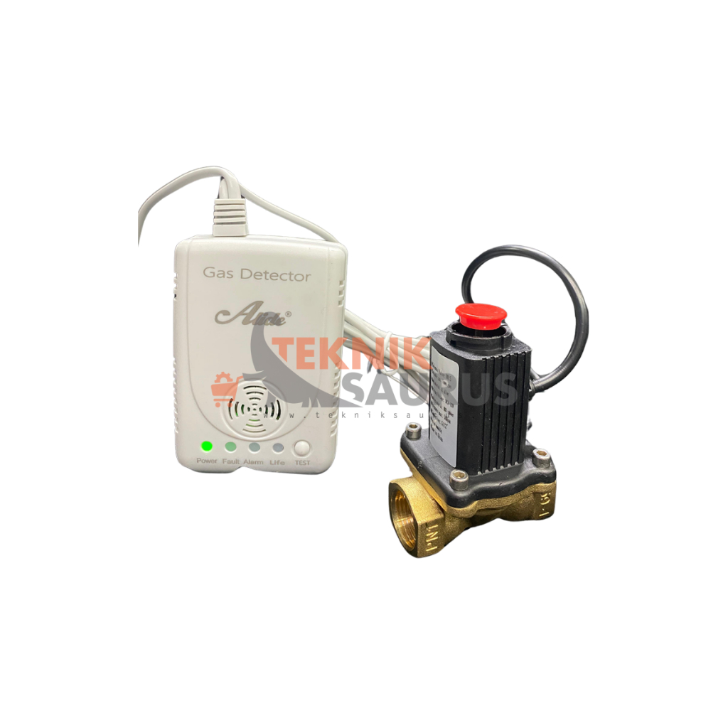 Jual Alarm Gas Detector dengan Solenoid Valve Otomatis | Shopee Indonesia