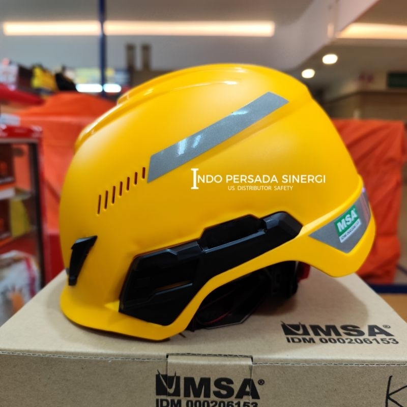 Jual Helm Safety Msa Climbing Warna Kuning Original 100% | Shopee Indonesia