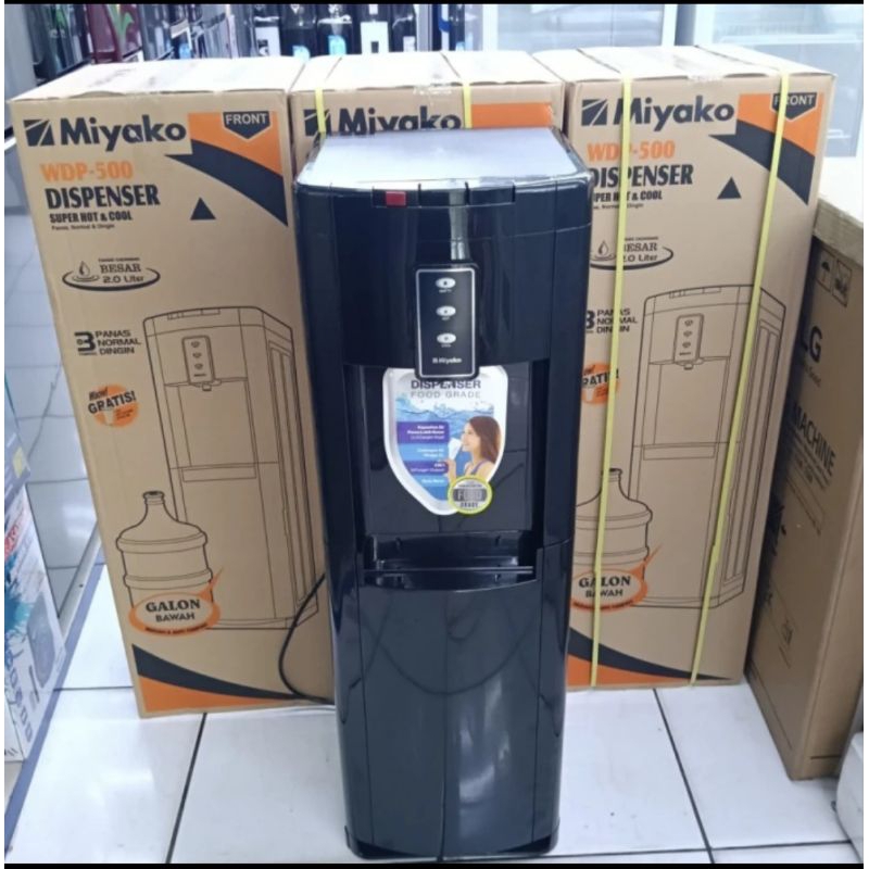 Jual DISPENSER MIYAKO WDP500 GALON BAWAH WDP 500 3 KRAN PANAS DINGIN ...