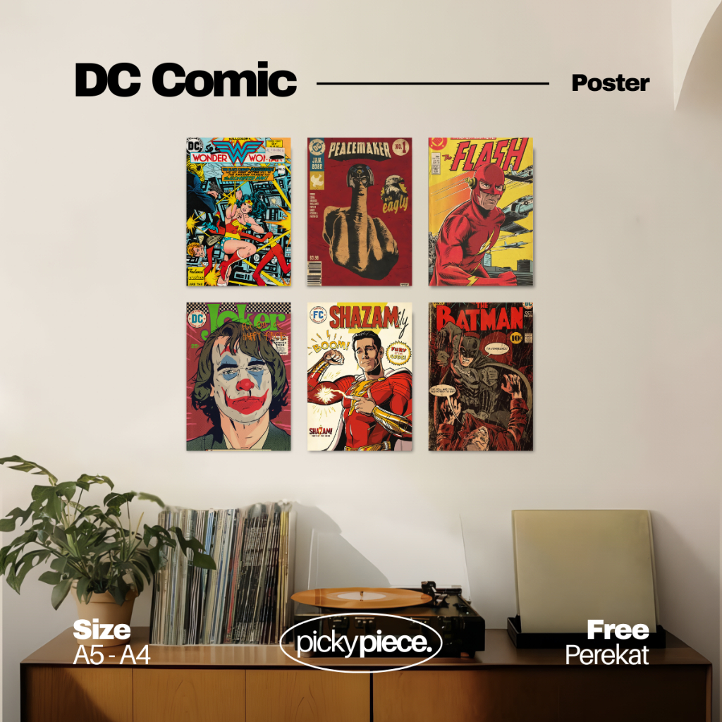 Jual Poster Dinding DC Comic (Isi 32 pcs) | Shopee Indonesia