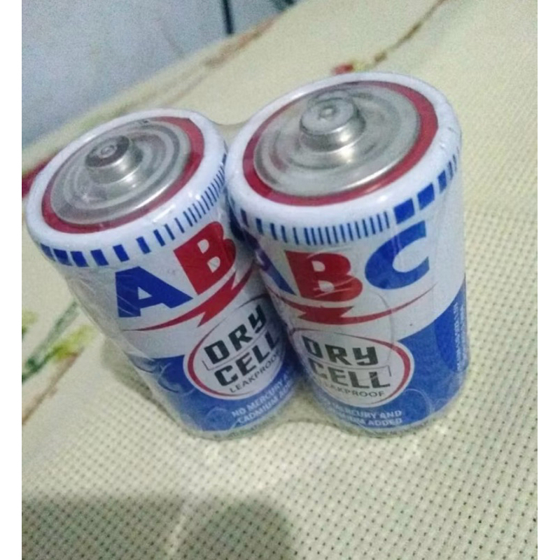 Jual Batre ABC Besar Size D 1,5V Dry Cell ABC BIRU | Shopee Indonesia