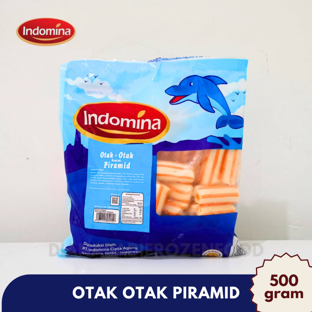Jual INDOMINA Otak - Otak bentuk Piramid 500g | Shopee Indonesia