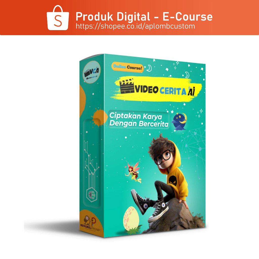 Jual Premium Apc Ecourse Kuasai Pembuatan Konten Animasi Video Cerita Dengan Ai Dengan Mudah ...