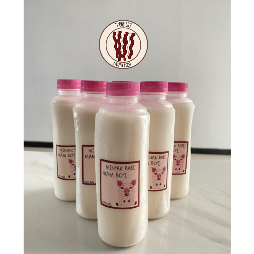 Jual ASLI Minyak Babi Pork Oil 150 ml 225ml 225 gr asli pork lard non ...