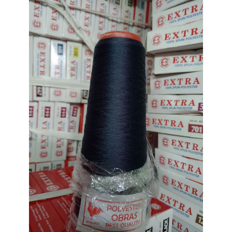 Jual 1 cones benang obras Navi @3000 | Shopee Indonesia