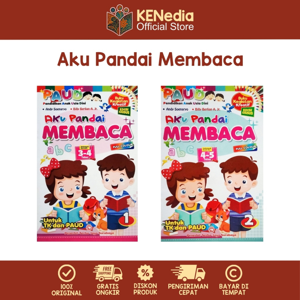 Jual 1 Set Aku Pandai Membaca - Buku Aku Pandai Membaca Full Colour ...
