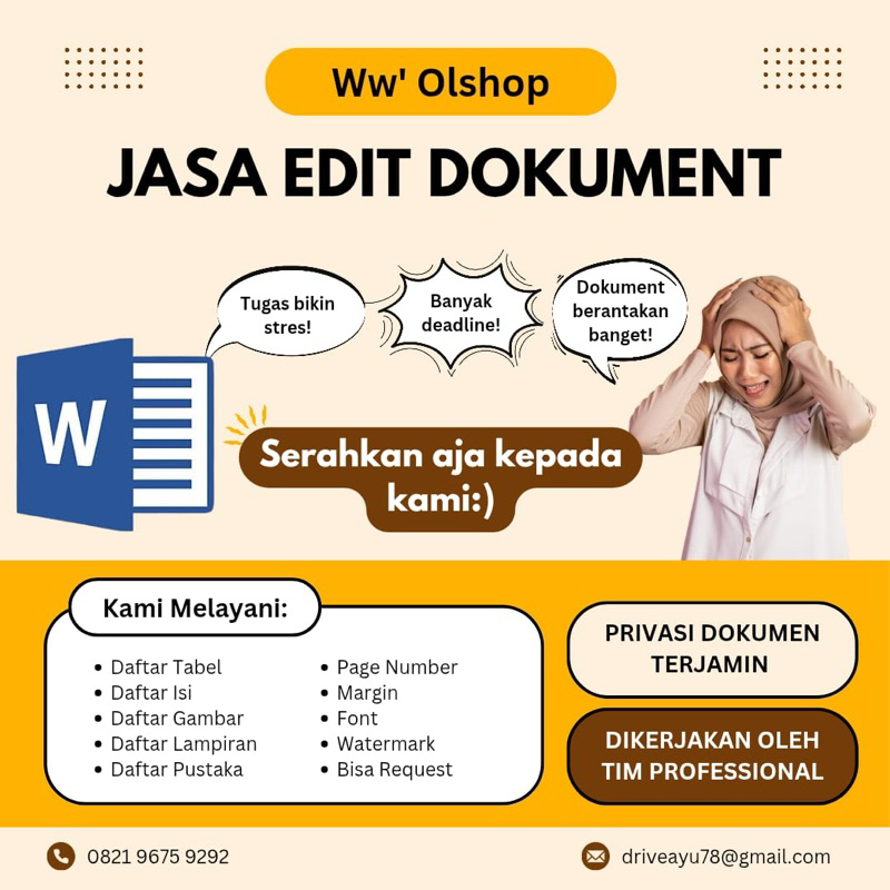 Jual JASA EDIT DOKUMENT | DAFTAR ISI | PAGE NUMBER | DAFTAR TABEL ...