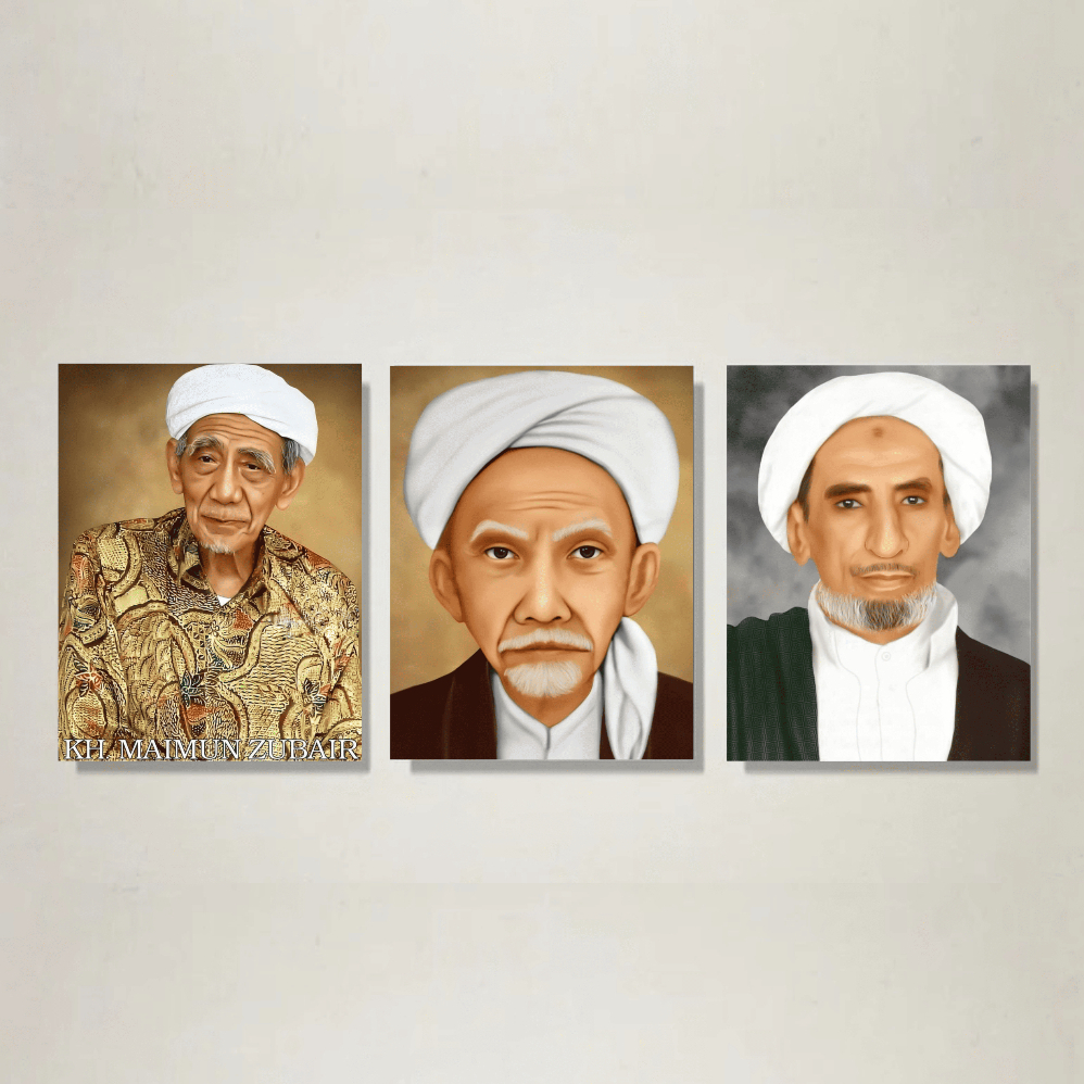 Jual Poster Hiasan Dinding Ulama Ustadz | Wall Decor Ruang Tamu & Ruang ...