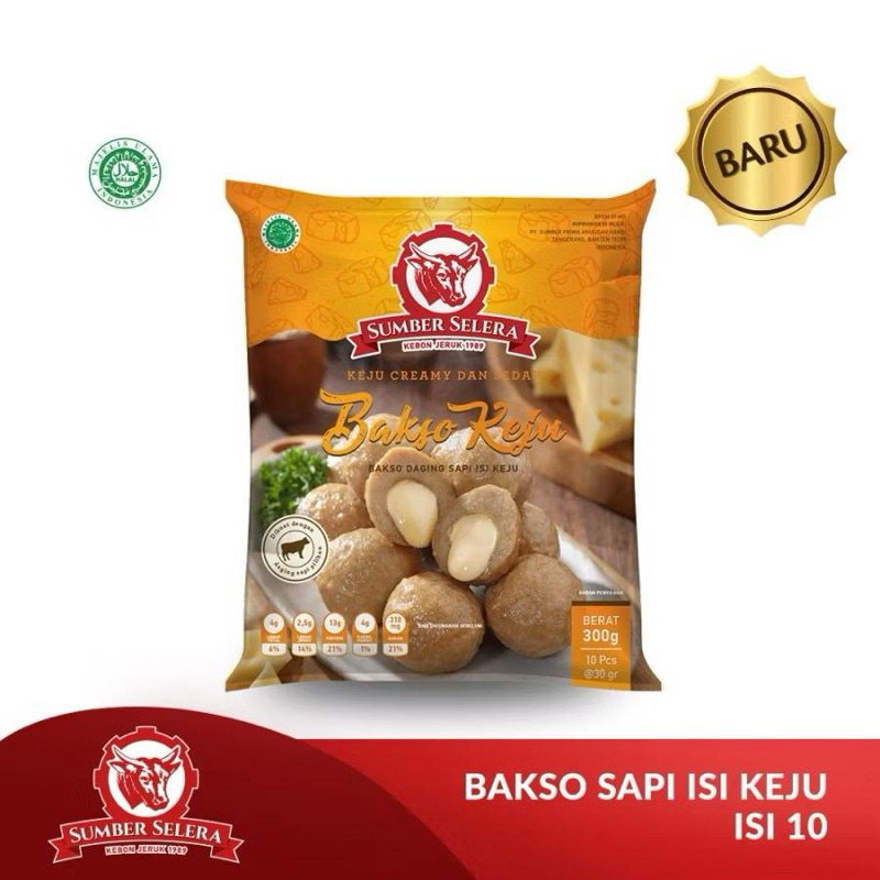 Jual Bakso Sumber Selera Isi Keju Isi 10 300g | Shopee Indonesia