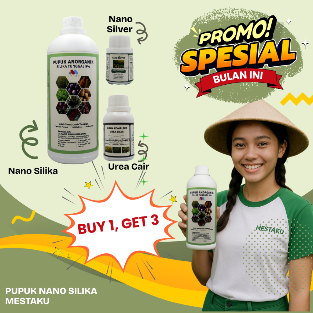 Jual PUPUK CAIR NANO SILIKA MESTAKU - Pupuk Tanaman Anti Hama, Perkuat ...