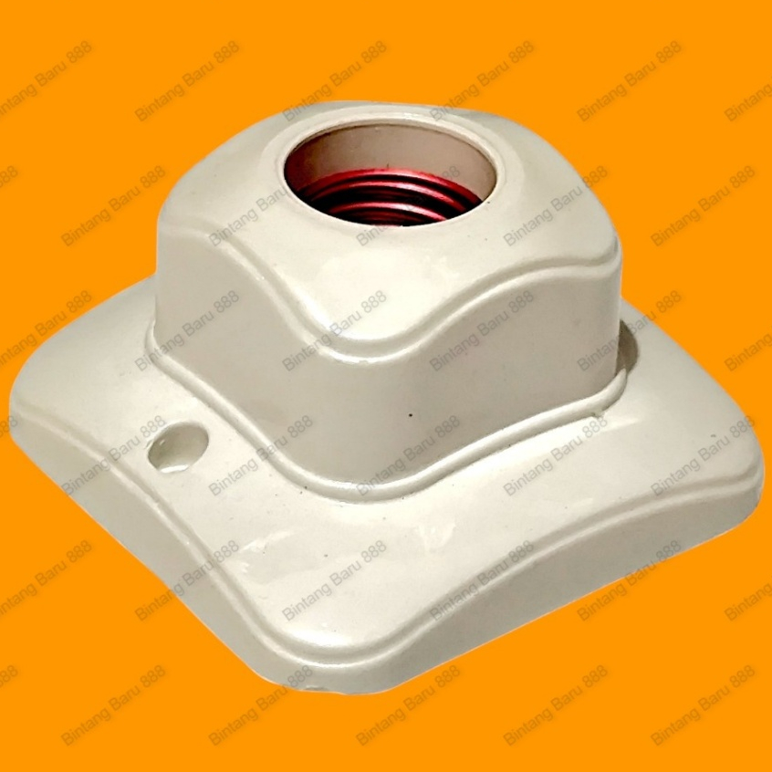 Jual Fitting Lampu Plafon Kotak Oval / fitting Flafon kotak segi 4 / Fitting lampu plafon kotak ...