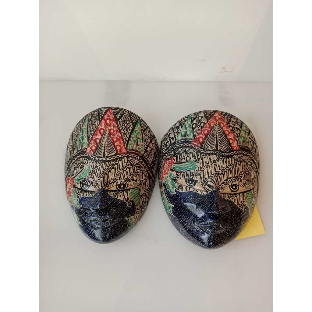Jual TOPENG BATIK KAYU - TOPENG MERAK PANJI - HIASAN DINDING-BATIK ...