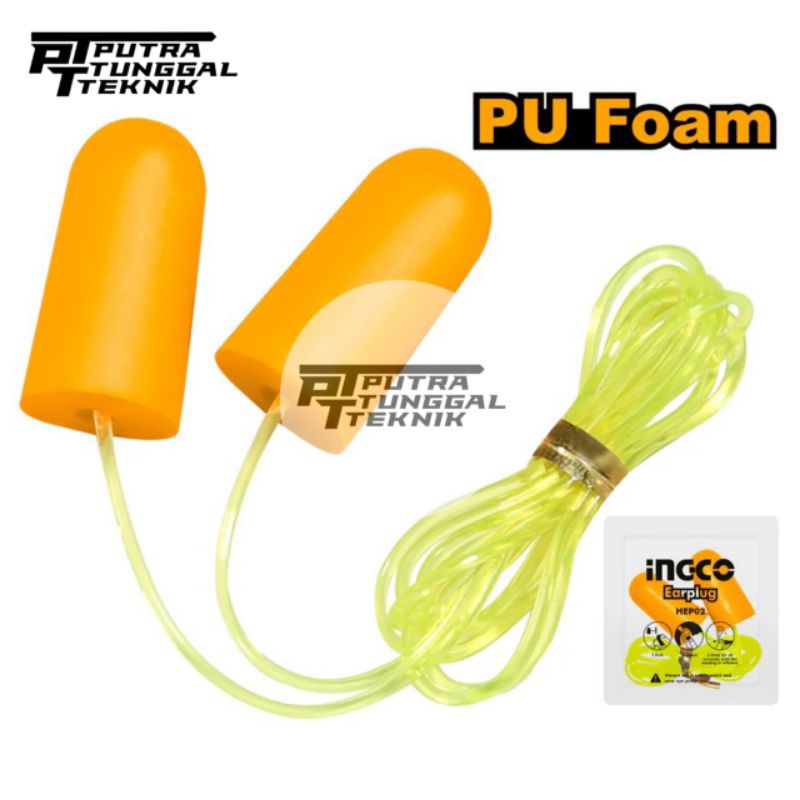 Jual Penutup telinga/Earplug INGCO HEP02 | Shopee Indonesia