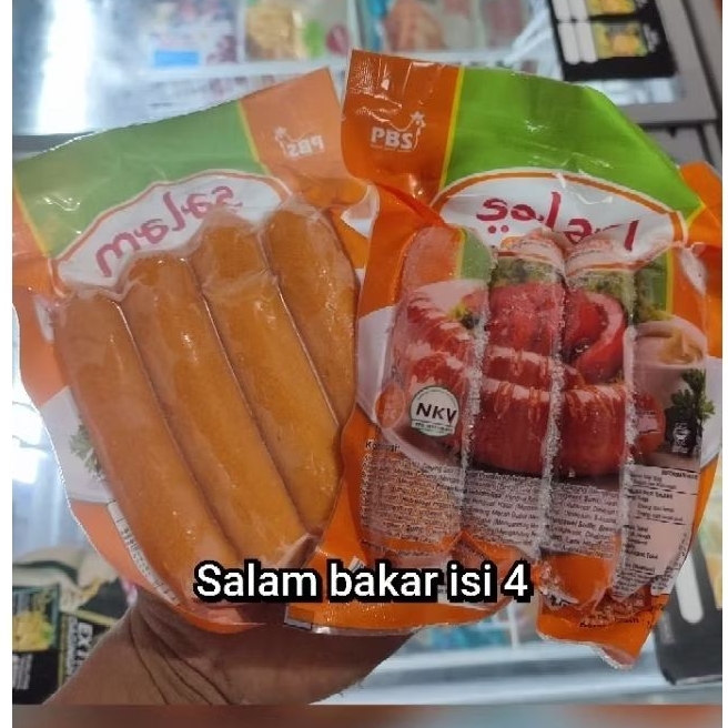 Jual sosis bakar salam mini/salam sosis bakar isi 4 | Shopee Indonesia