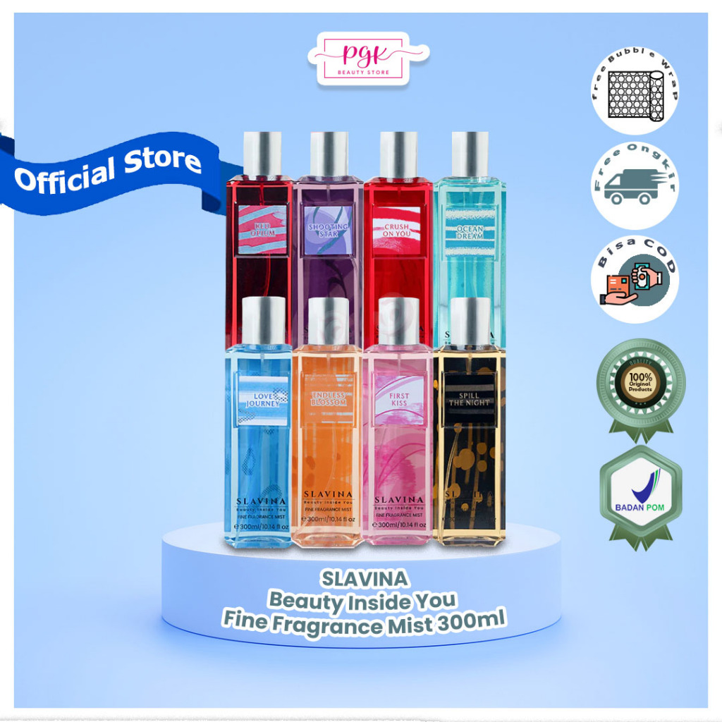 Jual Slavina Beauty Inside You Fine Fragrance Mist 300ml | body mist | Shopee Indonesia