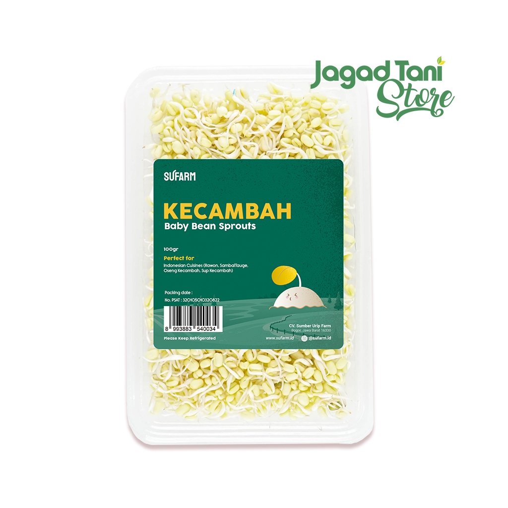Jual SUFARM Kecambah 100 Gr - Baby Bean Sprouts | Shopee Indonesia