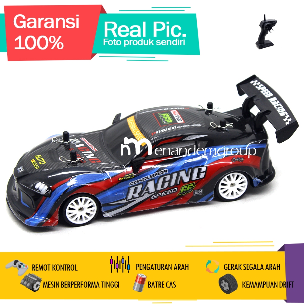 Jual Mainan Mobil Remot Kontrol RC 4WD Drift Sedan Balap Propo Racing ...