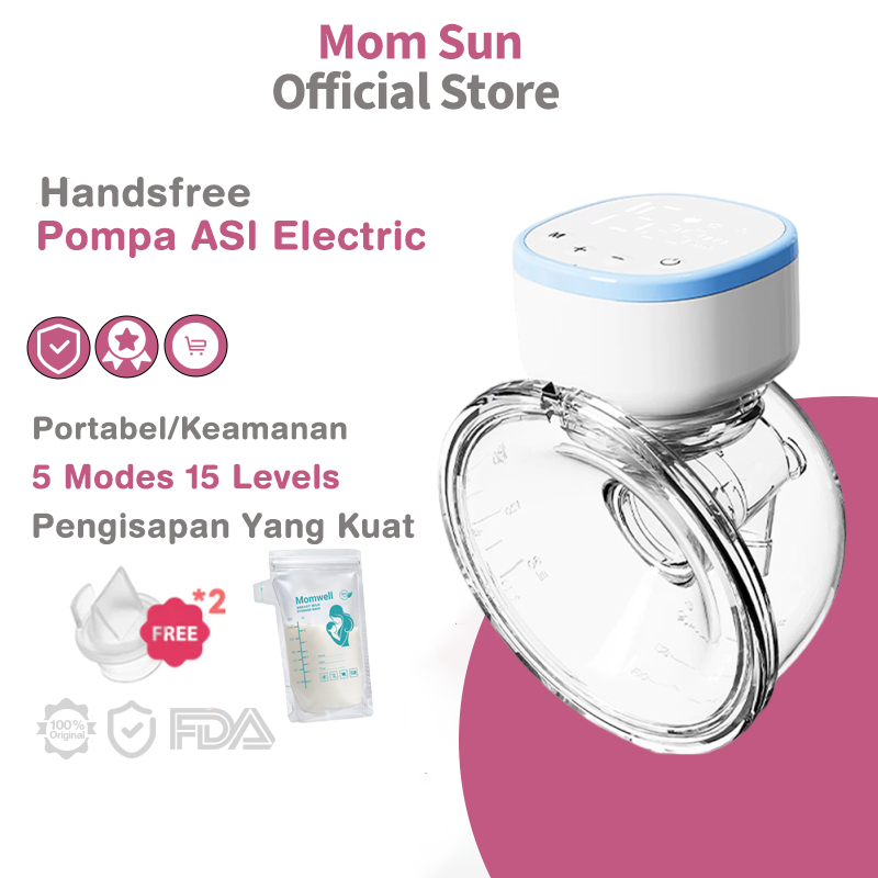 Jual Mom Sun Pompa Asi Elektrik Handsfree 5 Modes & 15 Level Wireless ...