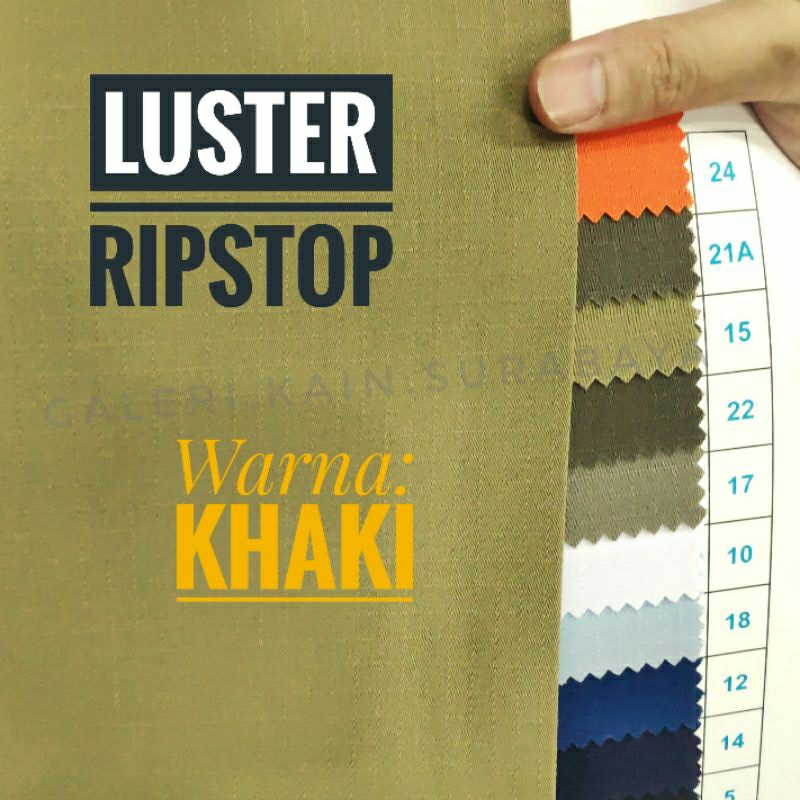 Jual Kain Luster Kotak RipStop per 25 Cm | Shopee Indonesia
