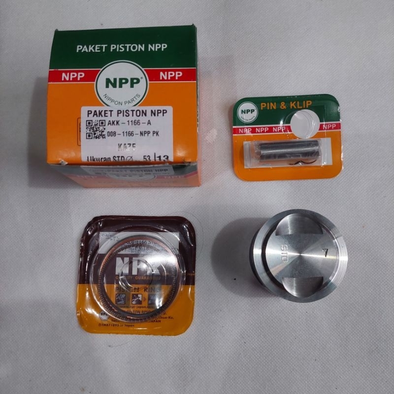 Jual Piston Kit Ring Seher Kaze NPP Custom. PNP Beat Karbu KVY Beat FI ...