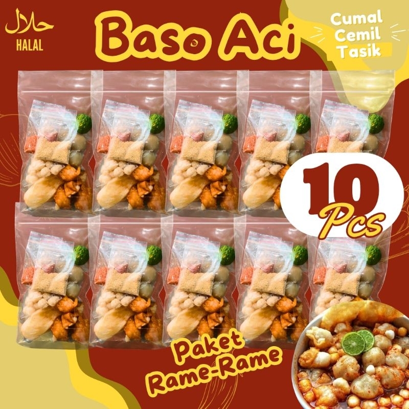 Jual PAKET BASO ACI INSTAN isi 10 BUNGKUS / Baso Aci khas Tasikmalaya ...