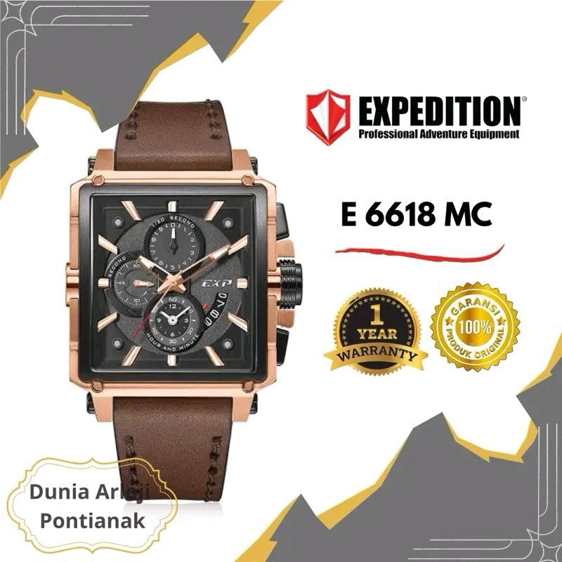Jual [dunia arloji pontianak] EXP 6618 Jam Tangan Pria Expedition Seri ...