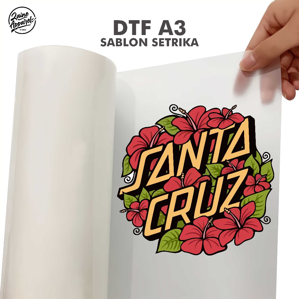 Jual SABLON SETRIKA SATUAN SABLON DTF LANGSUNG PAKAI UKURAN A3 SABLON ...