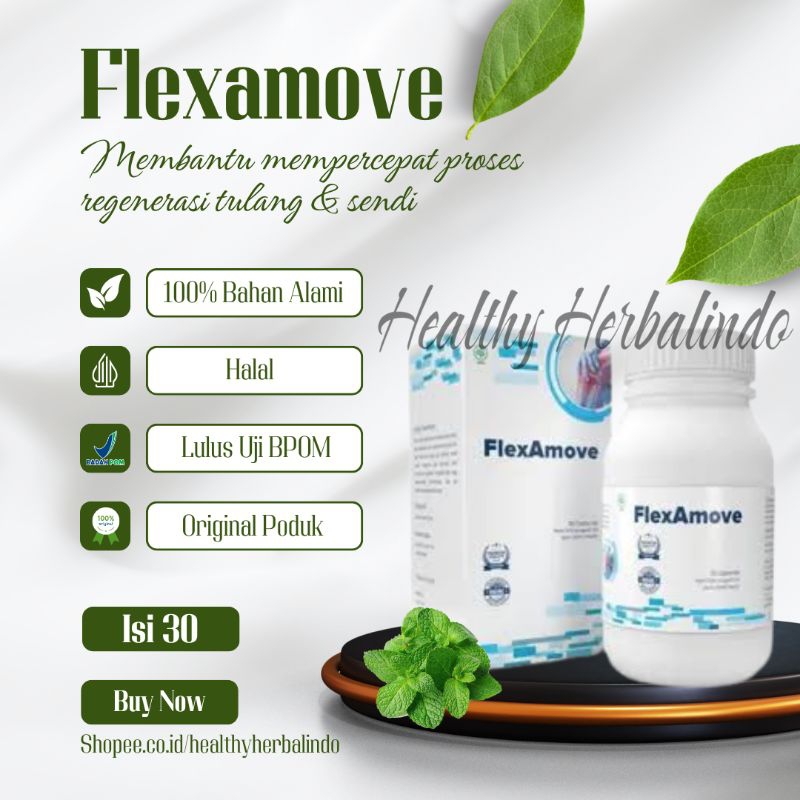 Jual Flexamove Obat Herbal Nyeri Sendi Dan Tulang Asli Original BPOM ...