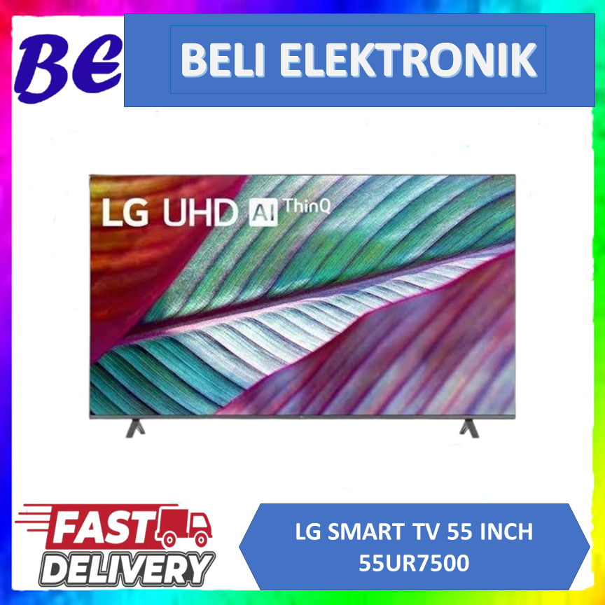 Jual LG 55UR7500 SMART TV 55 INCH 4K UHD UR7500PSC 55UR7500PSC // 55UQ7500 | Shopee Indonesia