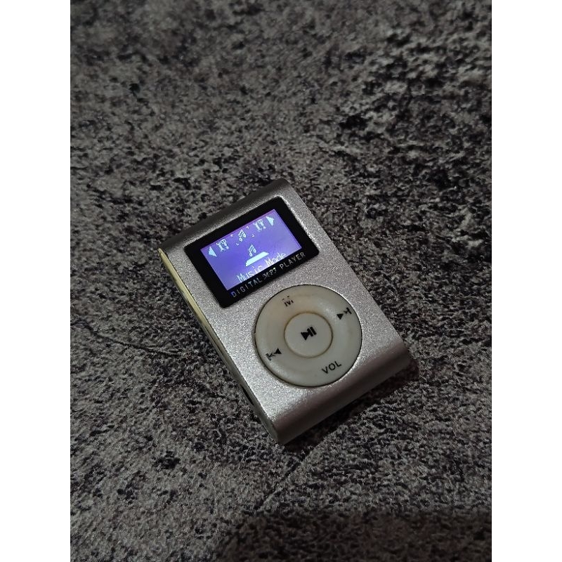 Jual Mini Digital MP3 Player LCD Screen Micro SD Card Silver | Shopee ...