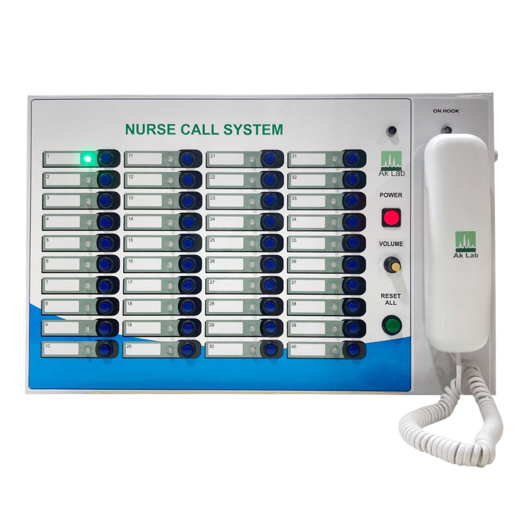 Jual Master Nurse Call Voice 2 Arah 40 Channel AKLAB MV40CH Untuk Nurse ...