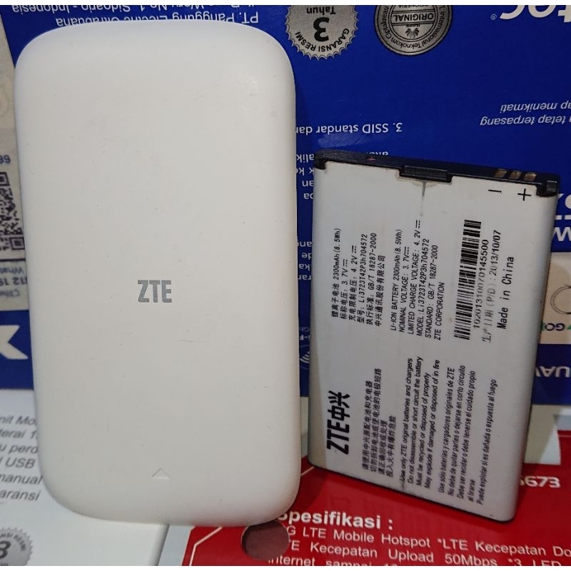 Jual Batu Battrey & Tutup Untuk Modem 4G Bolt Mf90 ZTE Kondisi Original ...