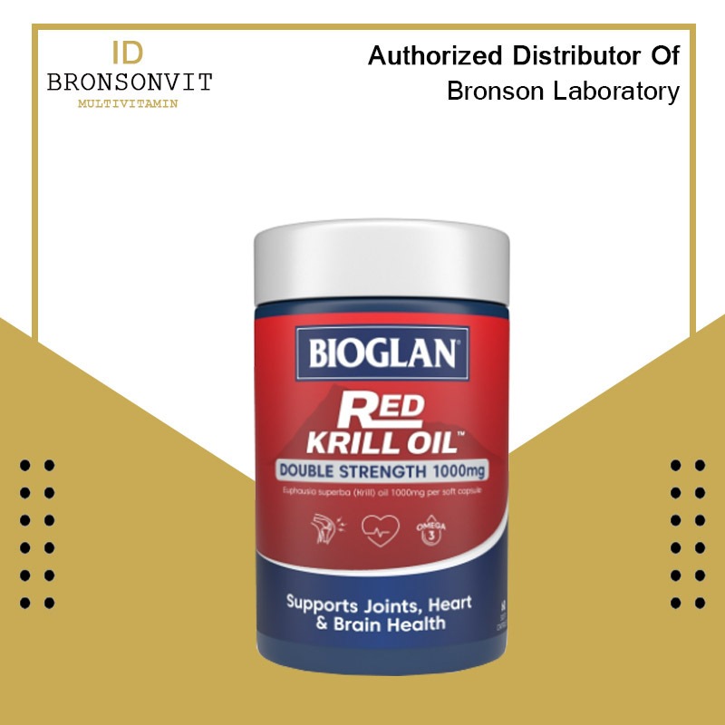 Jual Bioglan Red Krill Oil Double Strength 1000 Mg 60 Kapsul | Shopee ...