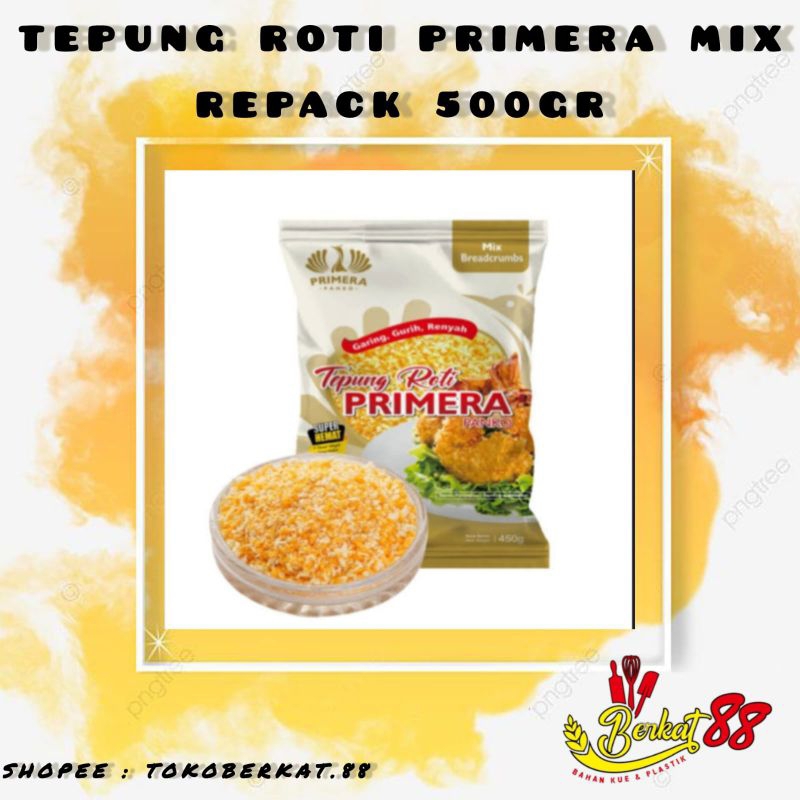 Jual TEPUNG ROTI PRIMERA MIX KEMASAN REPACK 500GR | Shopee Indonesia