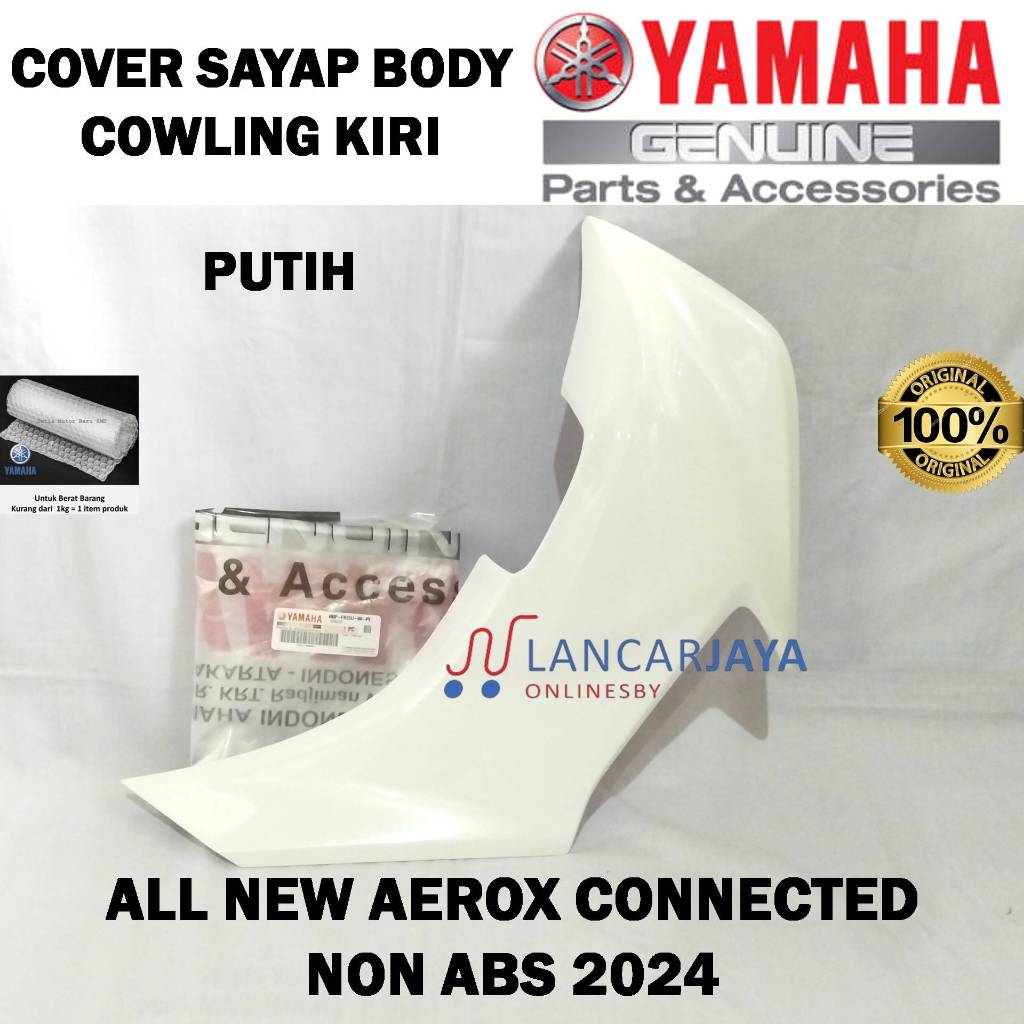 Jual Cover Sayap Cowling Lampu Depan Kiri All New Aerox Connected Cyber ...