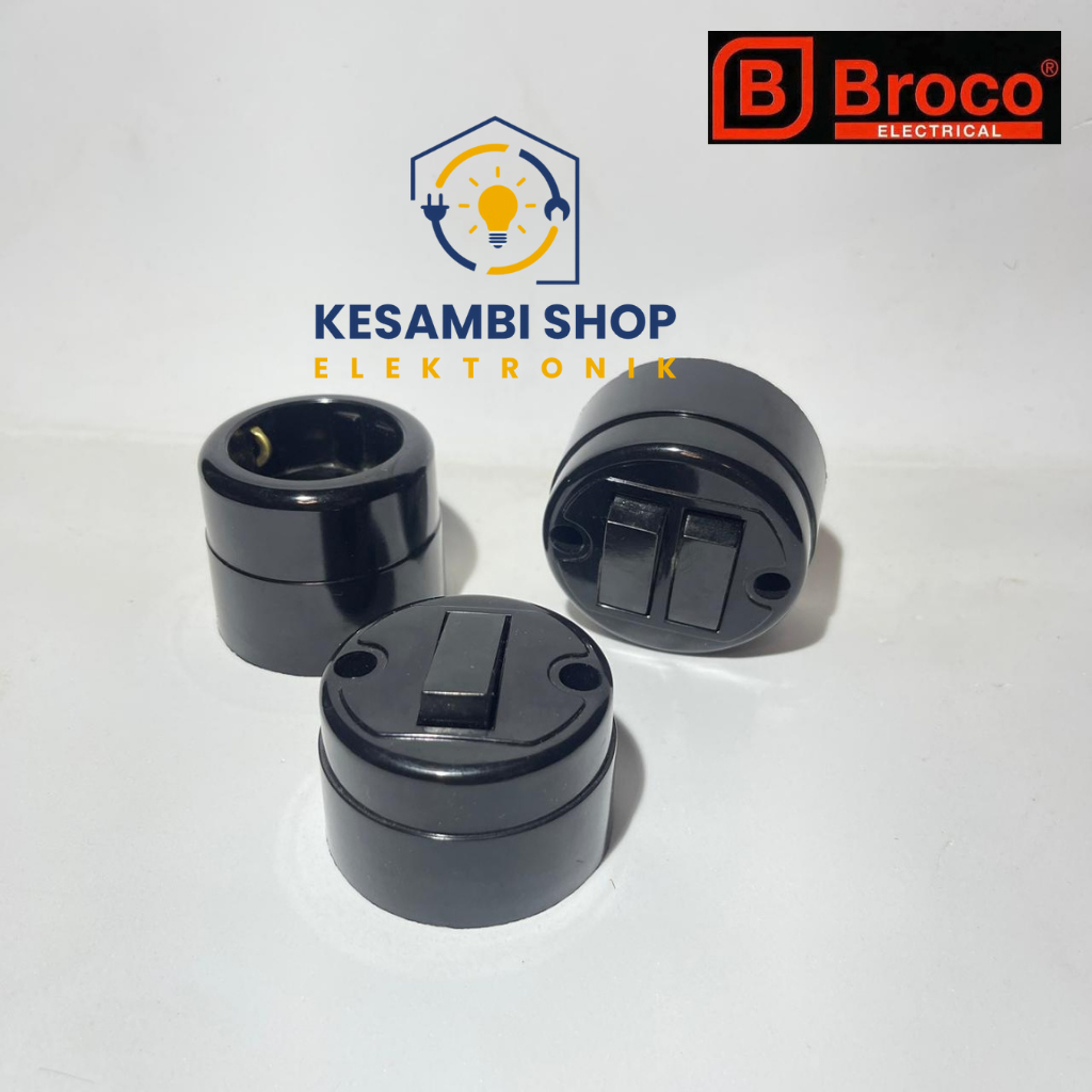 Jual BROCO OB BULAT TEMPEL SERIES / SAKLAR ENGKEL / STOP KONTAK ...