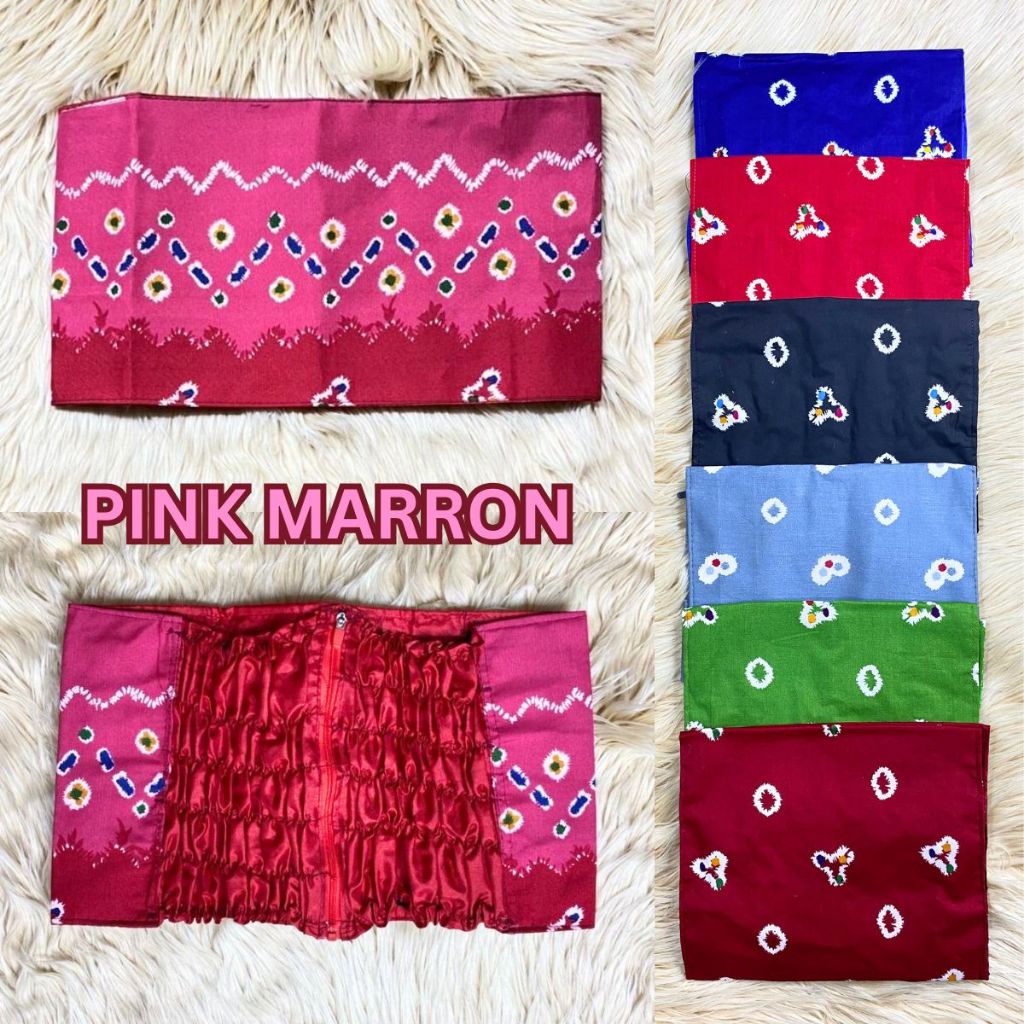 Jual Obi Instan Kebaya Motif Jumputan Modern/Angkin Jumputan Siap Pakai ...