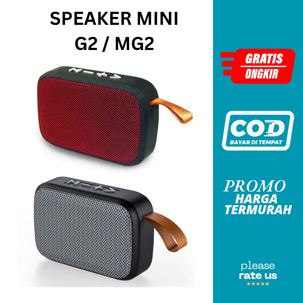 Jual Speaker Mini Bluetooth MG2 G2 Wireless Portabel Full Bass Tablepro G2 Speaker Meja USB Port ...