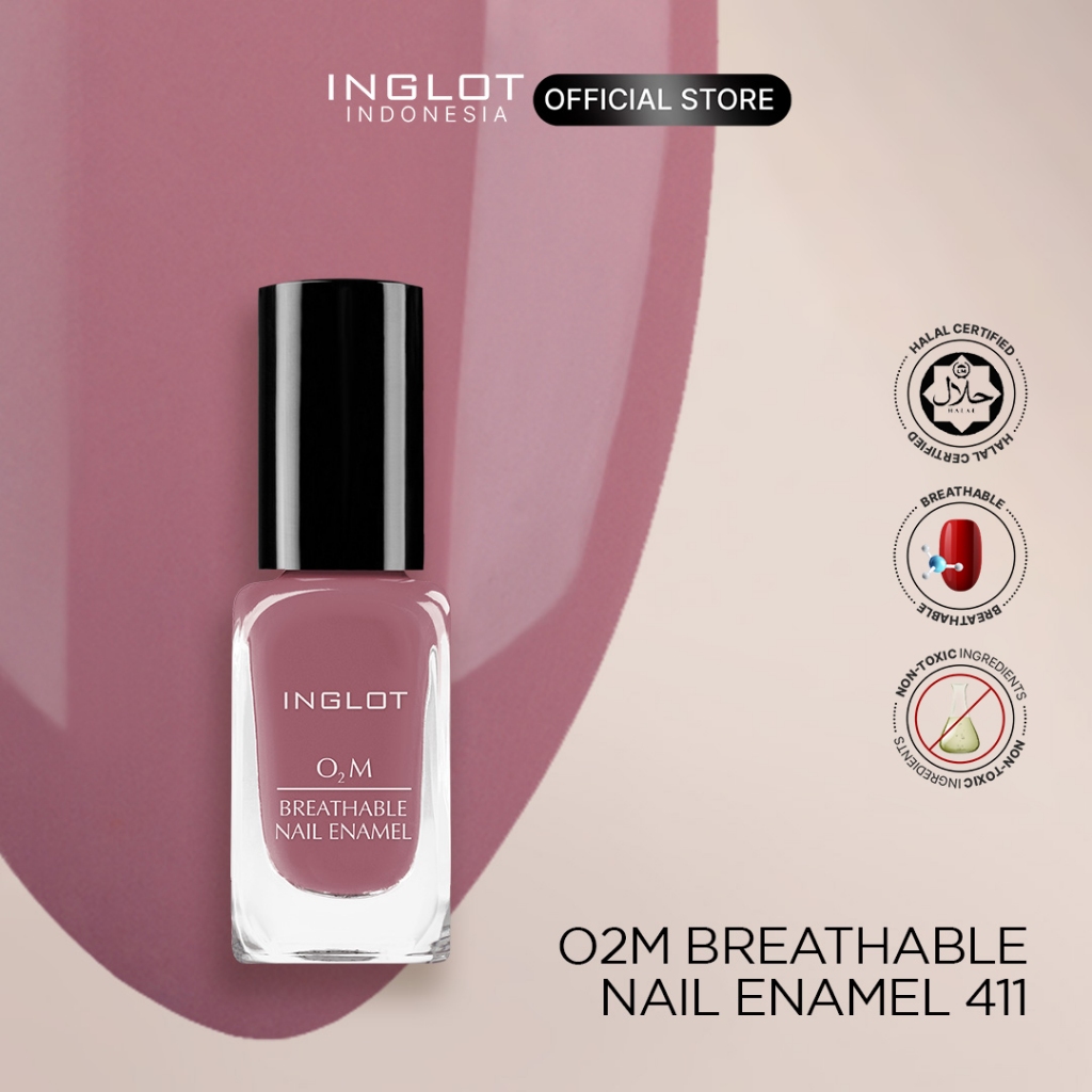 Jual (Crown's Jewel Collection) INGLOT O2M Breathable Nail Enamel 411 ...