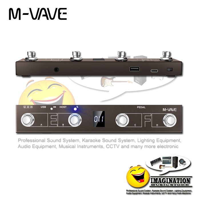 Jual M-Vave Chocolate Plus Programmable MIDI FootSwitch Controller ...