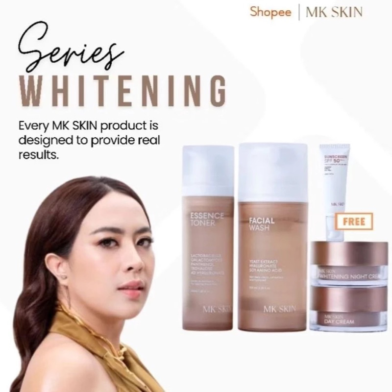 Jual MK SKIN PAKET WHITENING MK SKIN by maharani kemala (kulit kusam ...