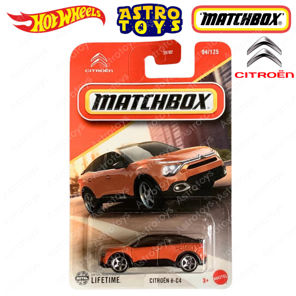 Jual Matchbox Citroen E C4 Warna Orange Diecast Mobil Original Mattel ...