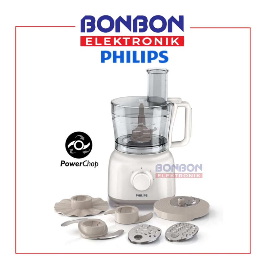 Jual Philips Food Processor 2,1 L HR7627 / HR 7627 Pengolah makanan ...