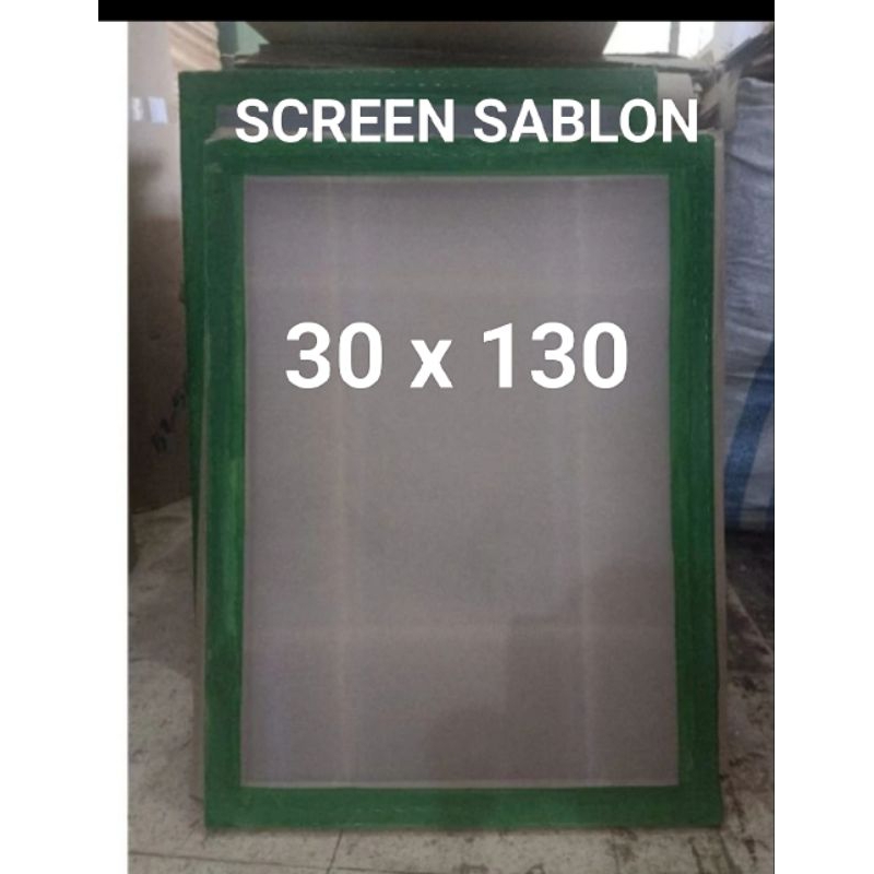 Jual SCREEN SABLON UK.30X130 ( Pilih Varian Jenis Kain Screen T berapa ...