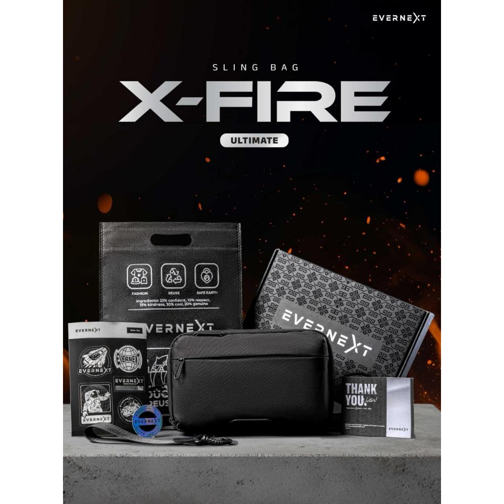 Jual Evernext - Tas Selempang Pria Anti Air Clutch Bag Pria 3IN1 X-Fire ...